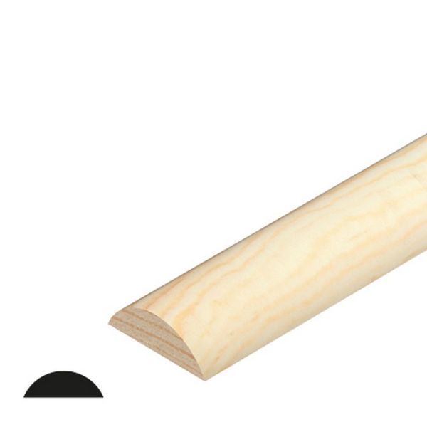 Half Round Pine - TJ Timber & Joinery Supplies Ltd